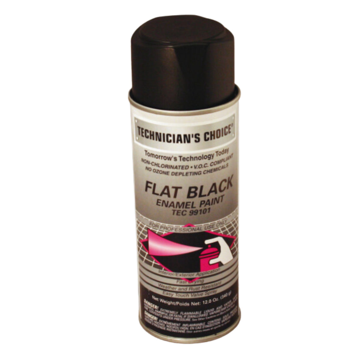 Flat Black Aerosol Paint 10.5 oz. – Pro Detail